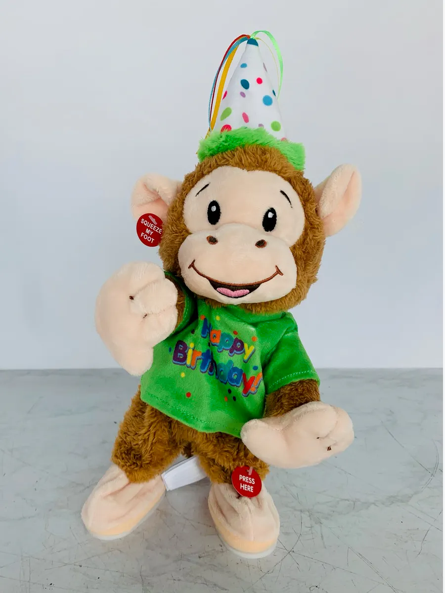 Birthday Bash Monkey | DFW (TX) Same-Day Gift Delivery | Bice's Florist